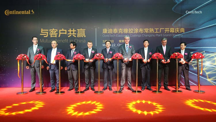 ContiTech Opens New Plant for Coated Fabrics in China