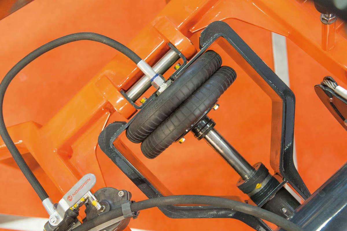 Air actuators for Pantograph